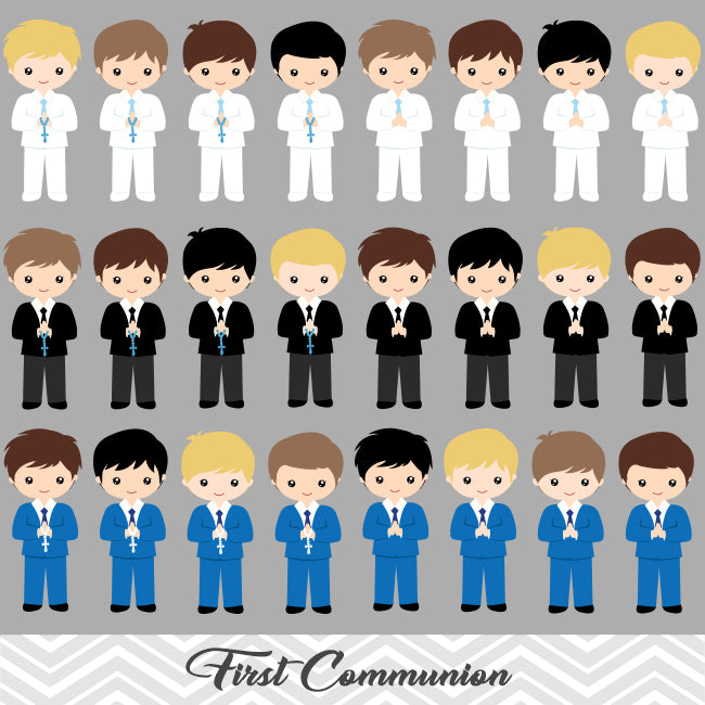 Boy Holy Communion Clip Art