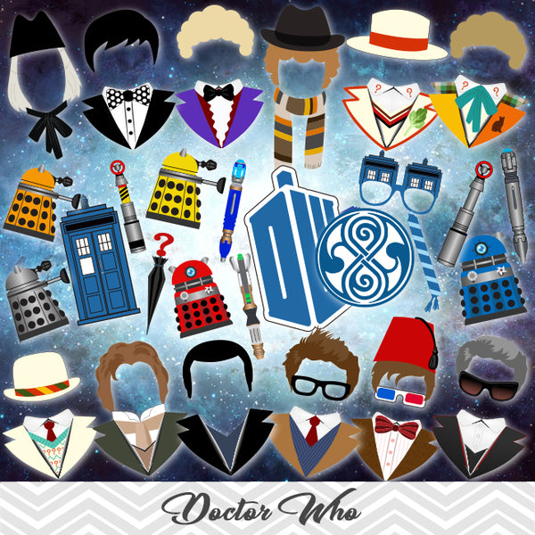Doctor Who Photo Booth Props – Tracy Digital Design