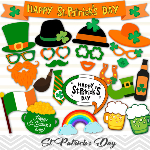 St. Patrick's Day Photo Booth Props – Tracy Digital Design