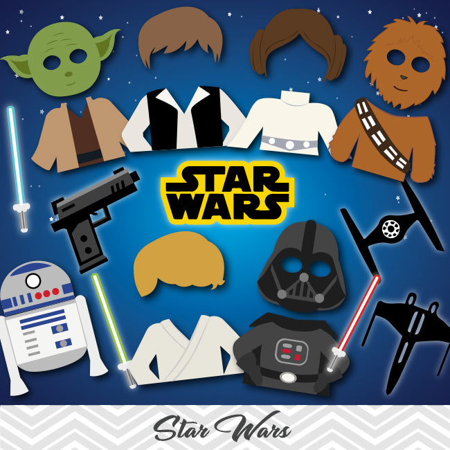 Star Wars Photo Booth Props – Tracy Digital Design