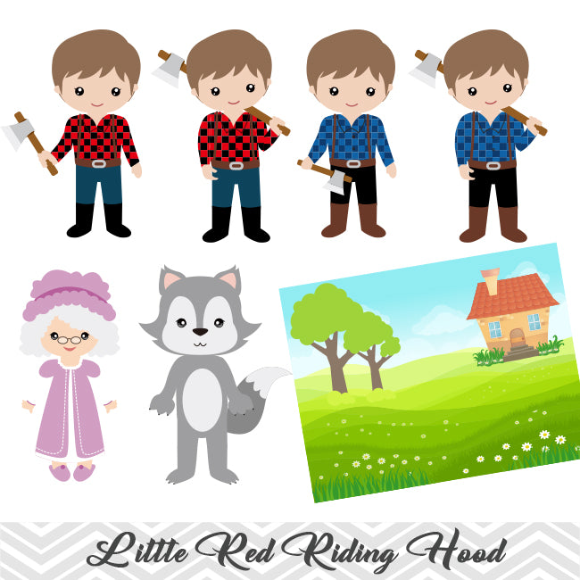 Little Red Riding Hood Digital Clip Art – Tracy Digital Design
